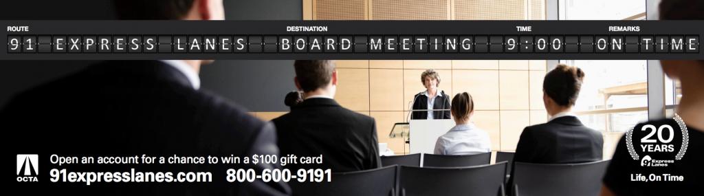 Celebrating 20 Years of On-time Arrivals on the 91 Express Lanes | OCTA ...