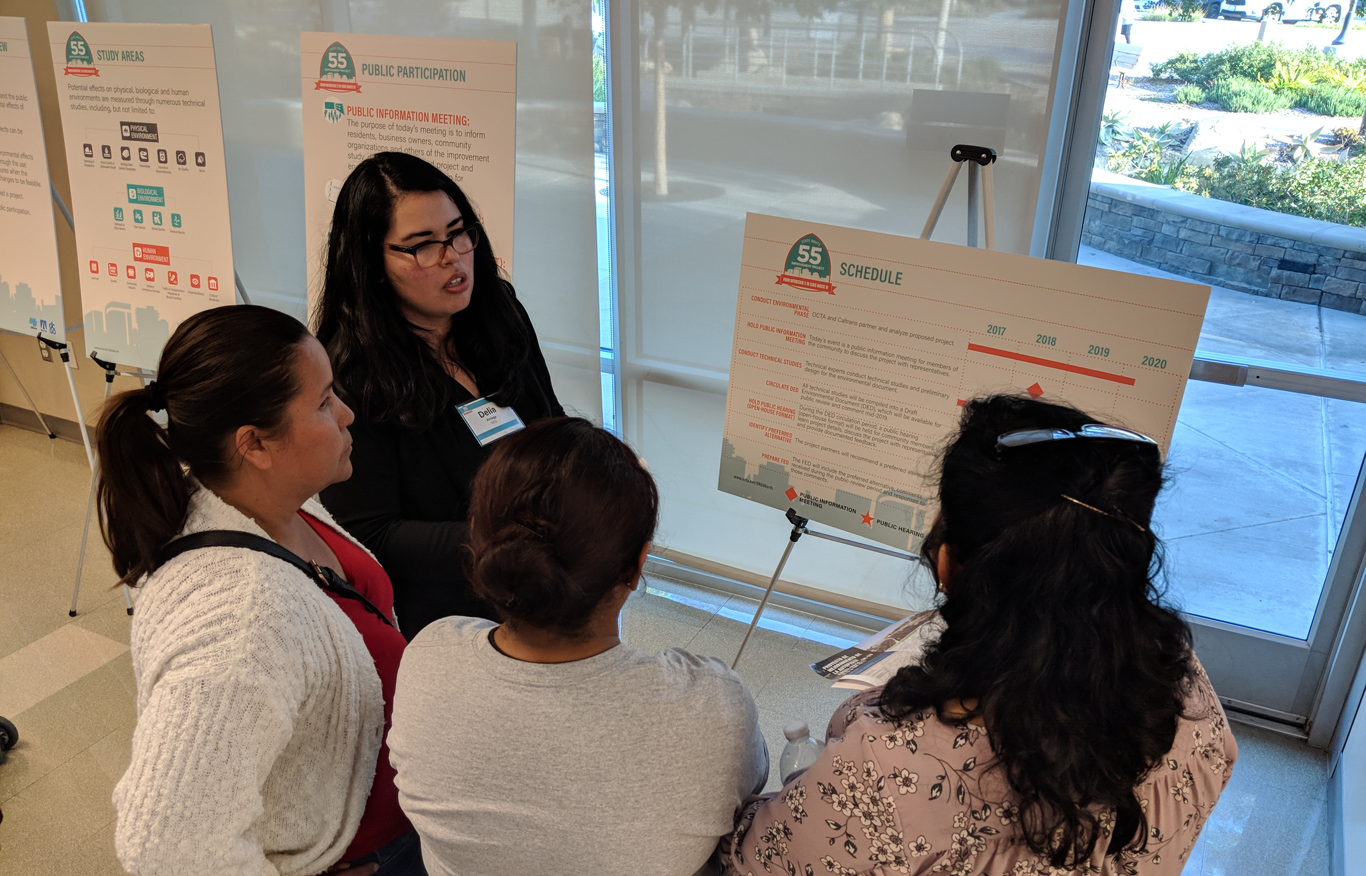 Information Meeting Introduces Proposed SR-55 Project to Public | OCTA Blog