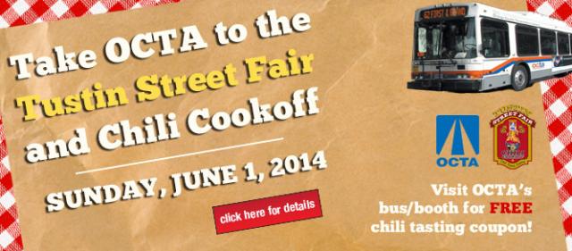 Ride the Bus to the Tustin Street Fair & Chili Cook-Off (1) | OCTA Blog