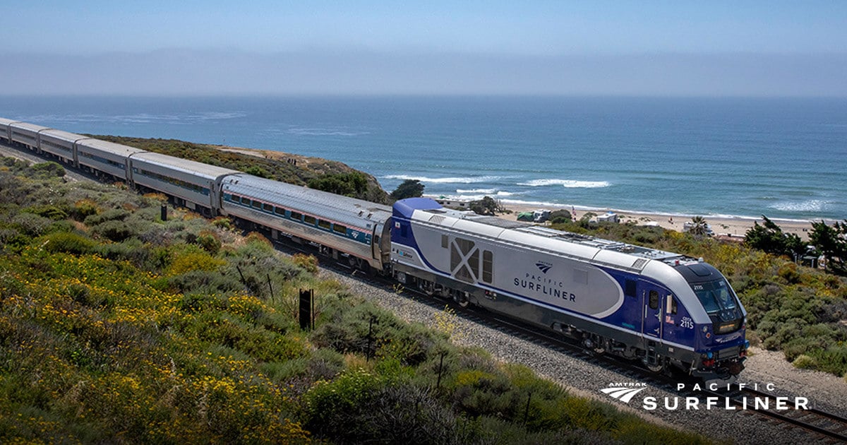 Amtrak’s Pacific Surfliner Trains Are Now Operating with Renewable ...