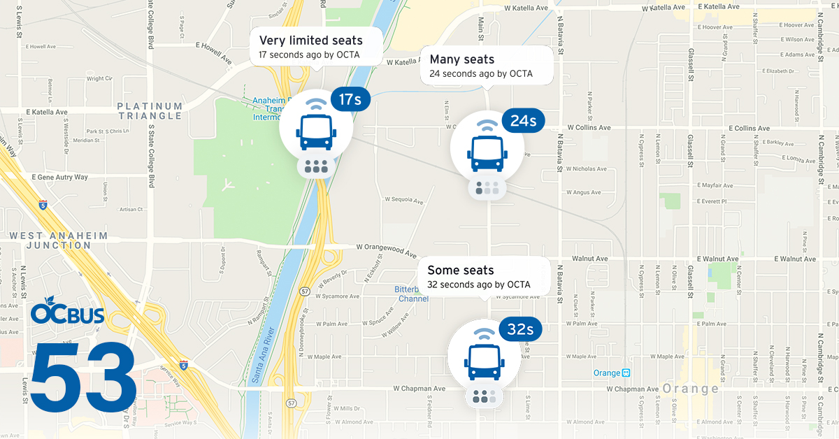 Real-time Info Helps Riders with OC Bus Capacity | OCTA Blog