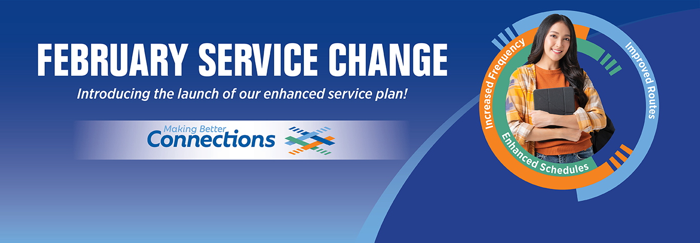 Bus Improvements from Making Better Connections Plan Begin in February ...