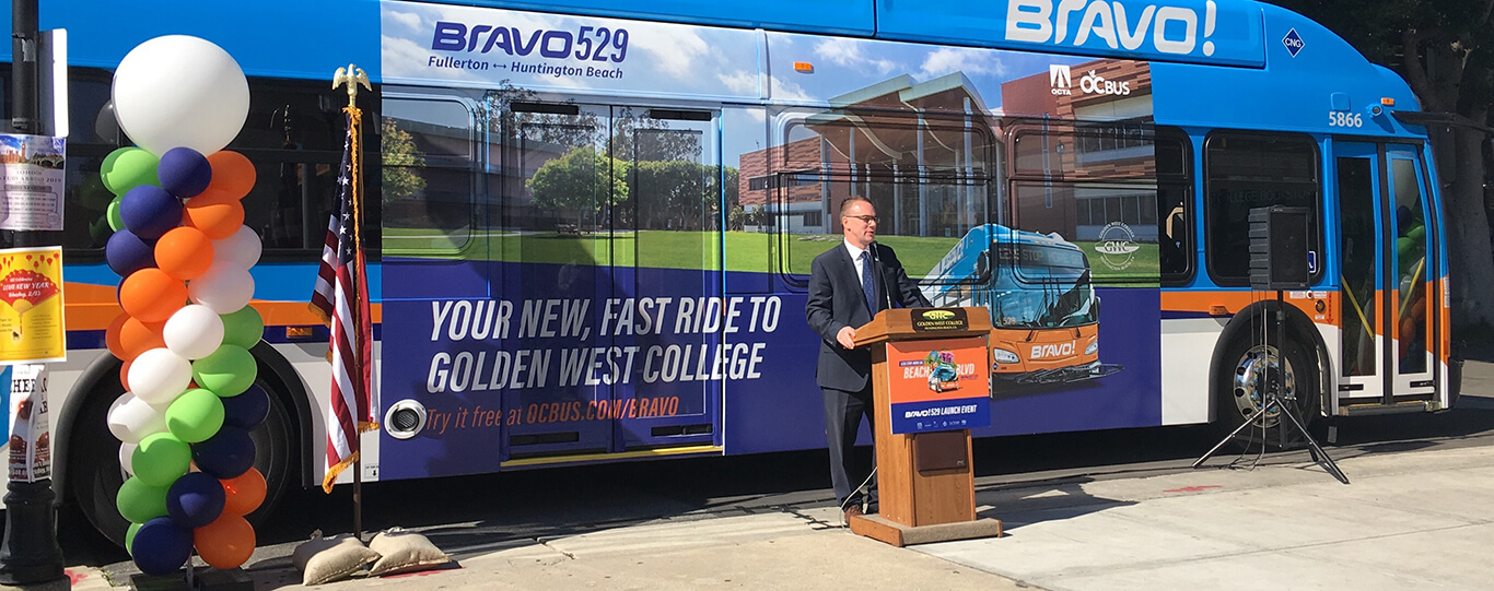 OCTA, Golden West College Welcome Quicker Route on Beach Boulevard ...